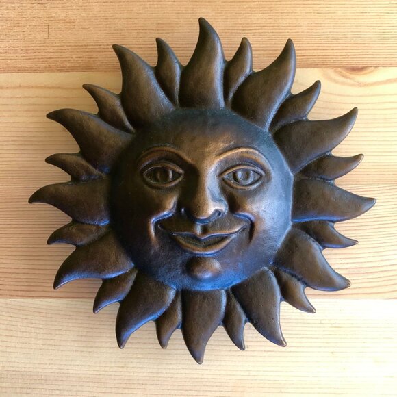 Michael Healy | Art | Smiling Sun Face Brass Door Knocker By Michael ...